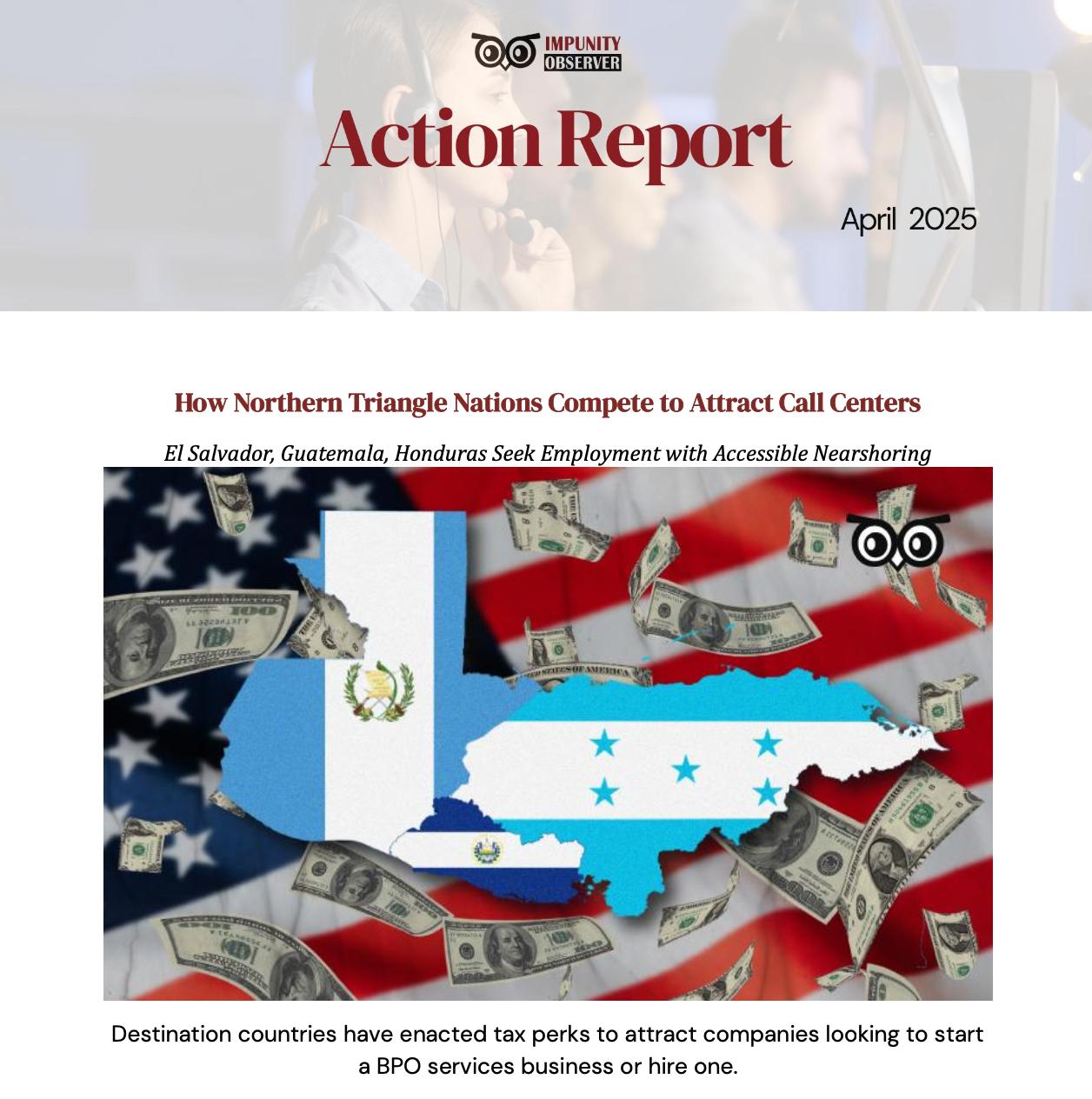 How Northern Triangle Nations Compete to Attract Call Centers ...